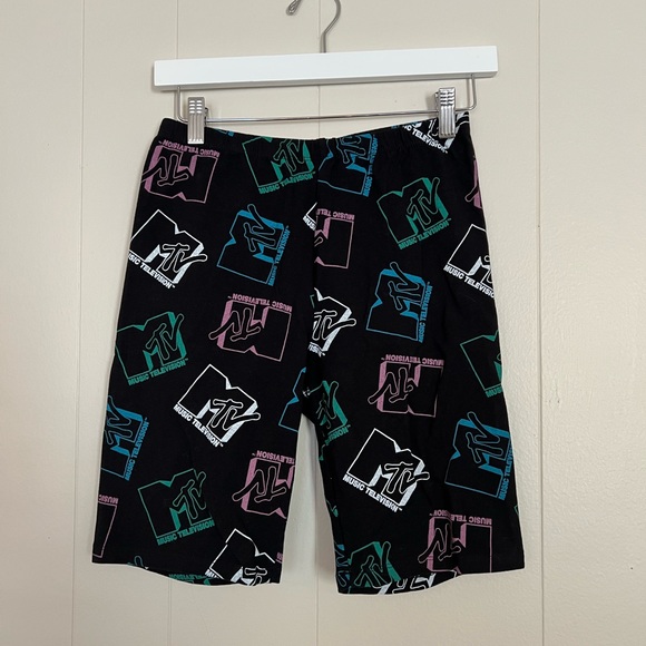 MTV | Shorts | Mtv Logo Biker Shorts | Poshmark